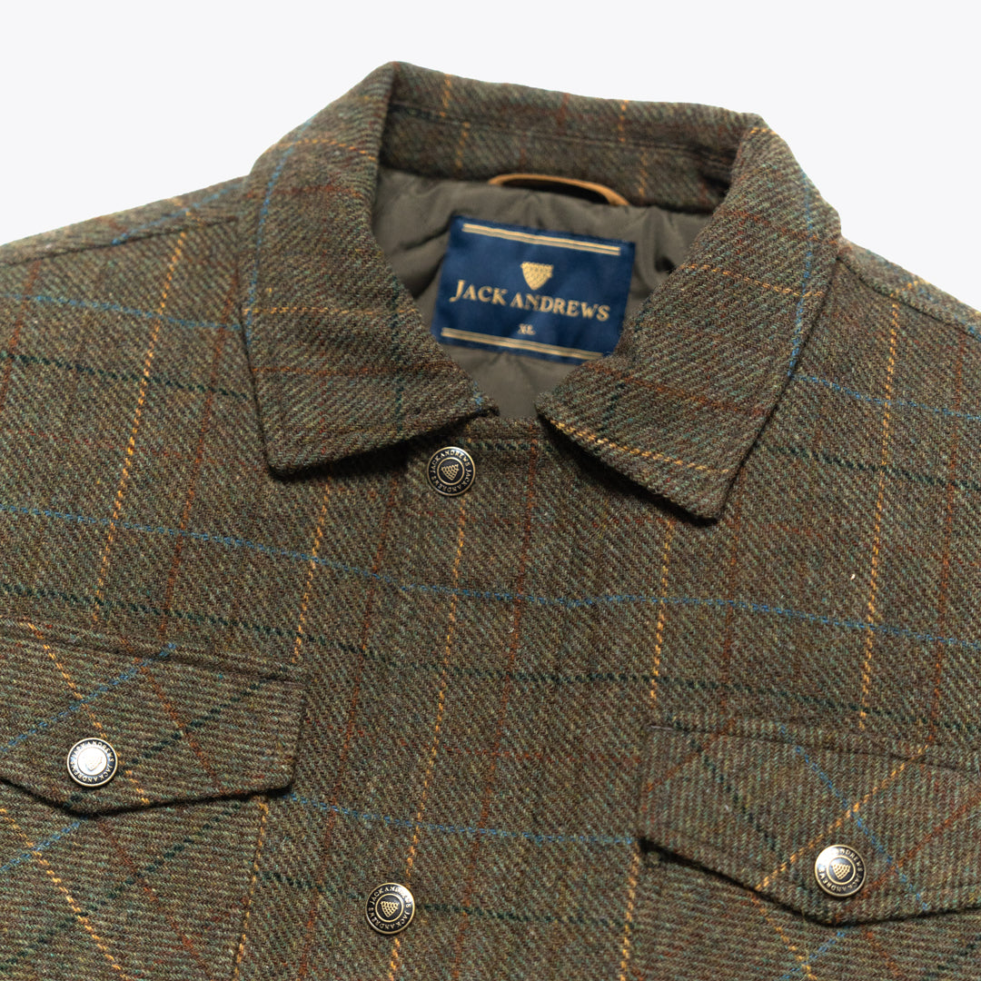 Mens Wool Coat | Highlands Plaid Wool Jacket