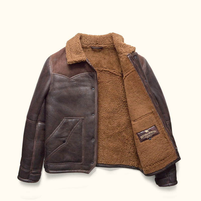 Leather Shearling Jacket for Men: Bold. Rugged. | Buffalo Jackson