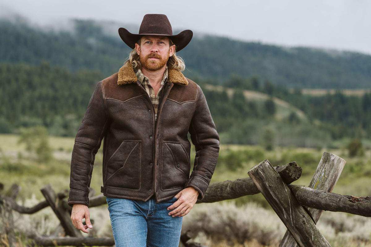 Leather Shearling Jacket for Men: Bold. Rugged. | Buffalo Jackson