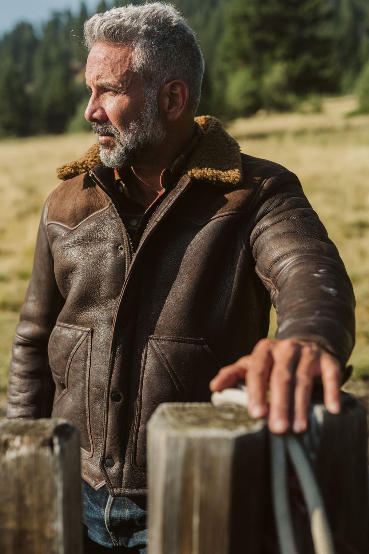 Leather Shearling Jacket for Men: Bold. Rugged. | Buffalo Jackson