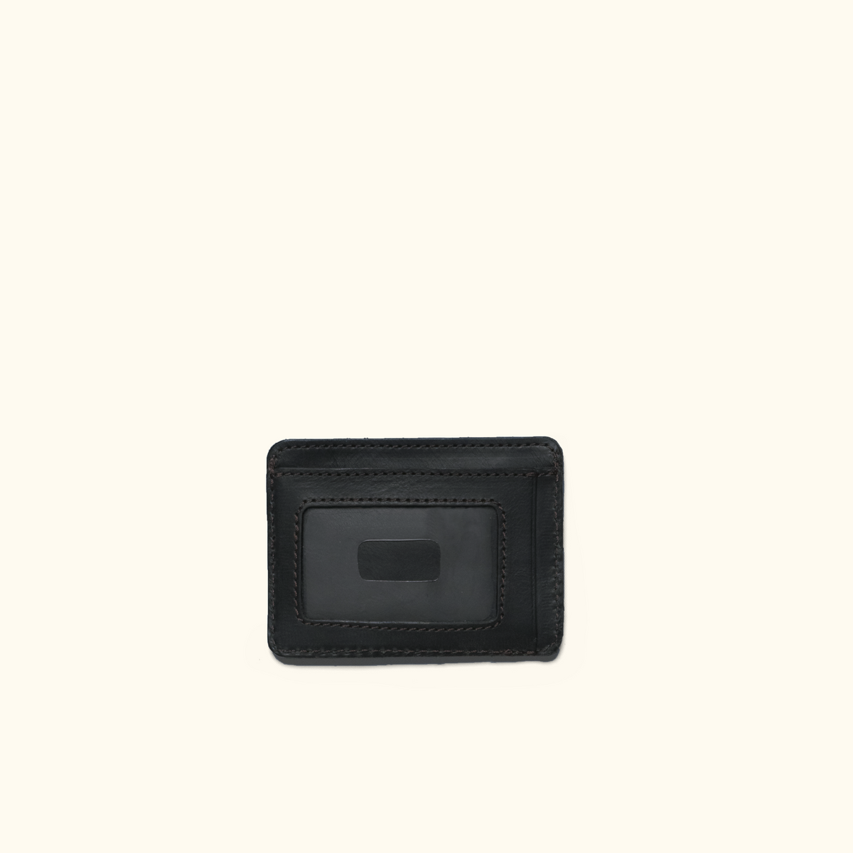 Jefferson Slim ID Leather Wallet Black | Buffalo Jackson