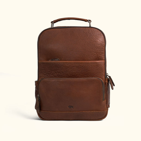 Leather Commuter Backpack Bag | Buffalo Jackson