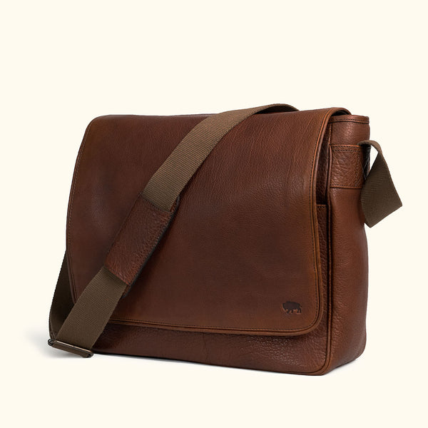 Buffalo Leather Messenger Bag (Limited Edition) | Buffalo Jackson
