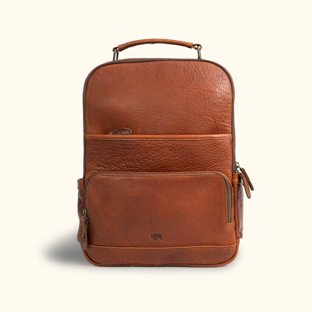 Leather Commuter Backpack Bag | Buffalo Jackson