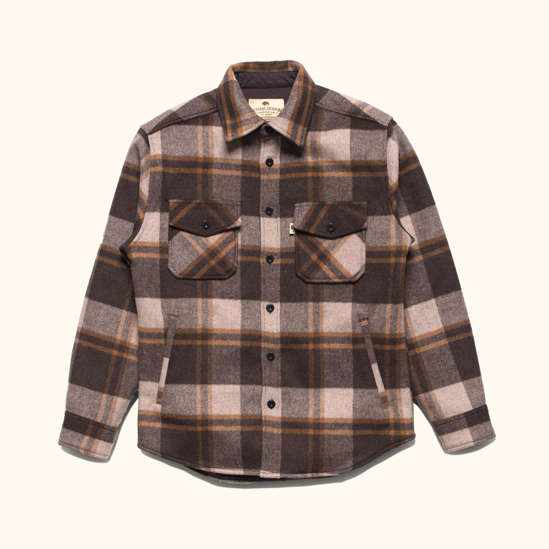 Mens Wool Shirt | Buffalo Jackson