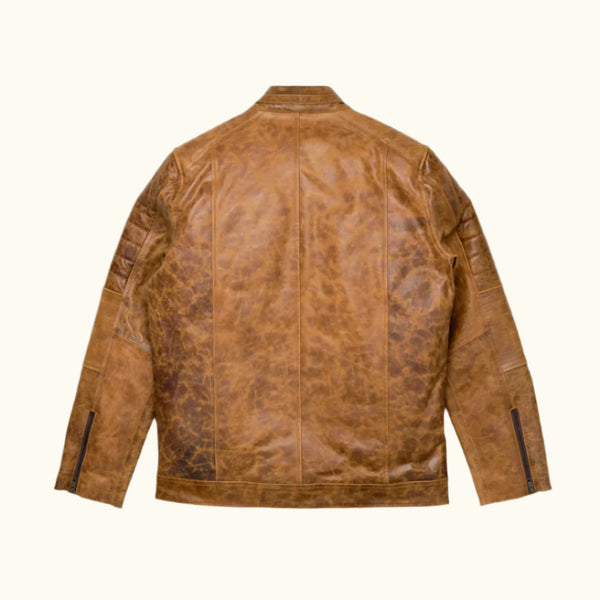 Men's Cafe Racer Jacket | Buffalo Jackson | Vintage Distress