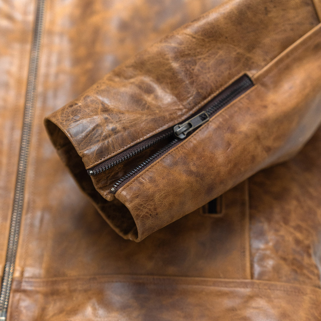 Men's Cafe Racer Jacket | Buffalo Jackson | Vintage Distress
