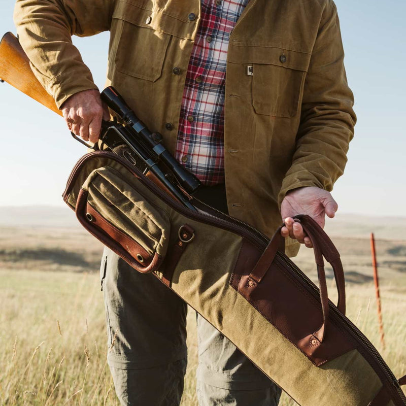 Waxed Canvas Rifle Case - Dakota Collection | Buffalo Jackson