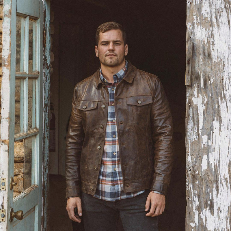 Men's Vintage Leather Jackets by Buffalo Jackson | Moto and Bomber