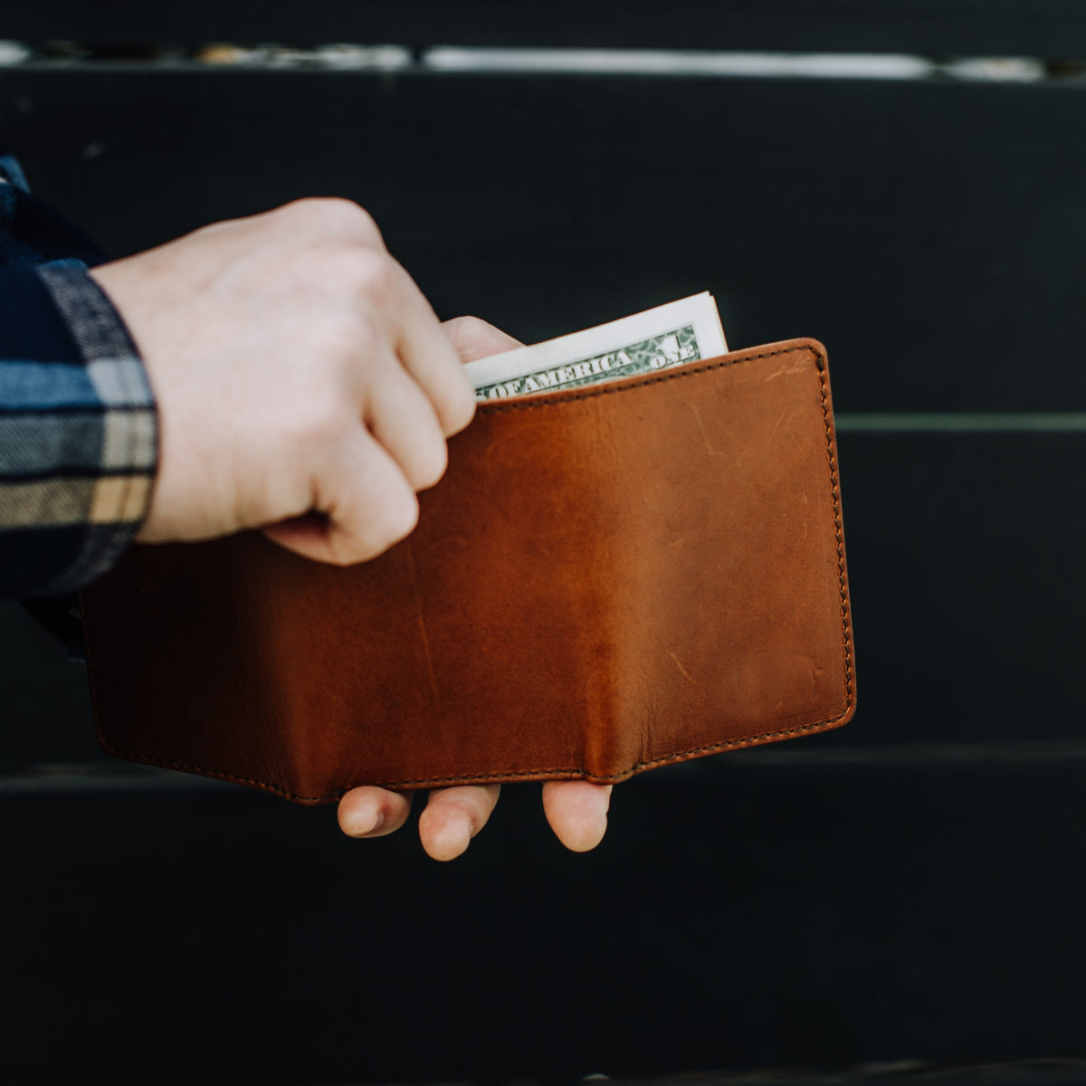 Leather Trifold Wallet for Men | Buffalo Jackson