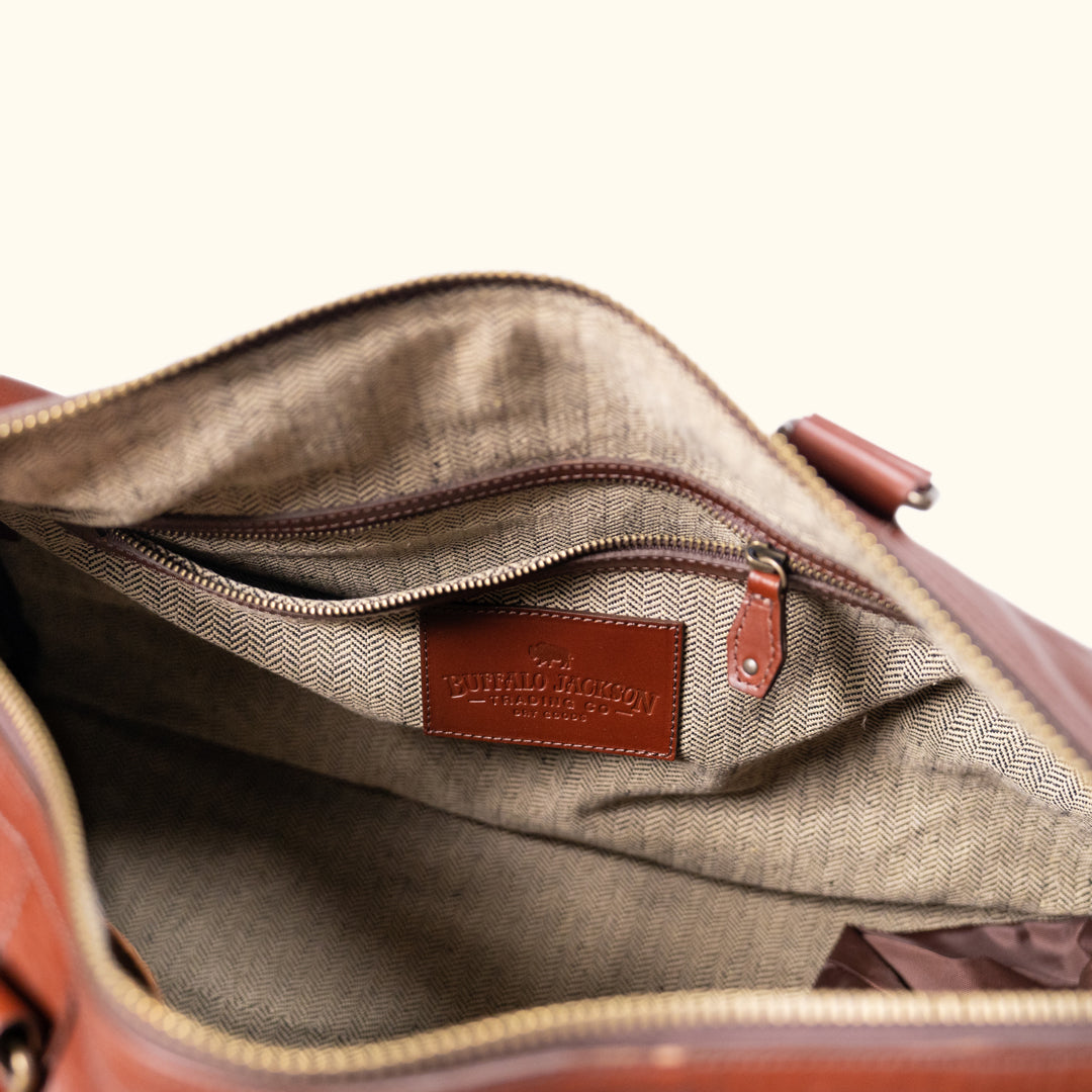 Leather Duffle Bag | Jefferson Collection | Buffalo Jackson