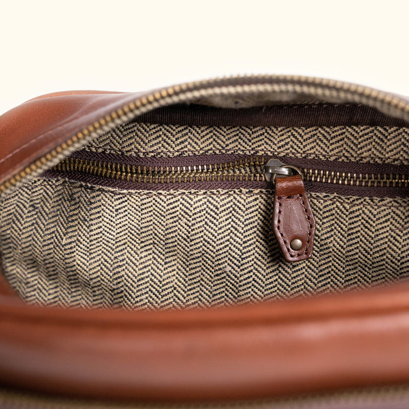 Leather Toiletry Case - Jefferson Dopp Kit | Buffalo Jackson