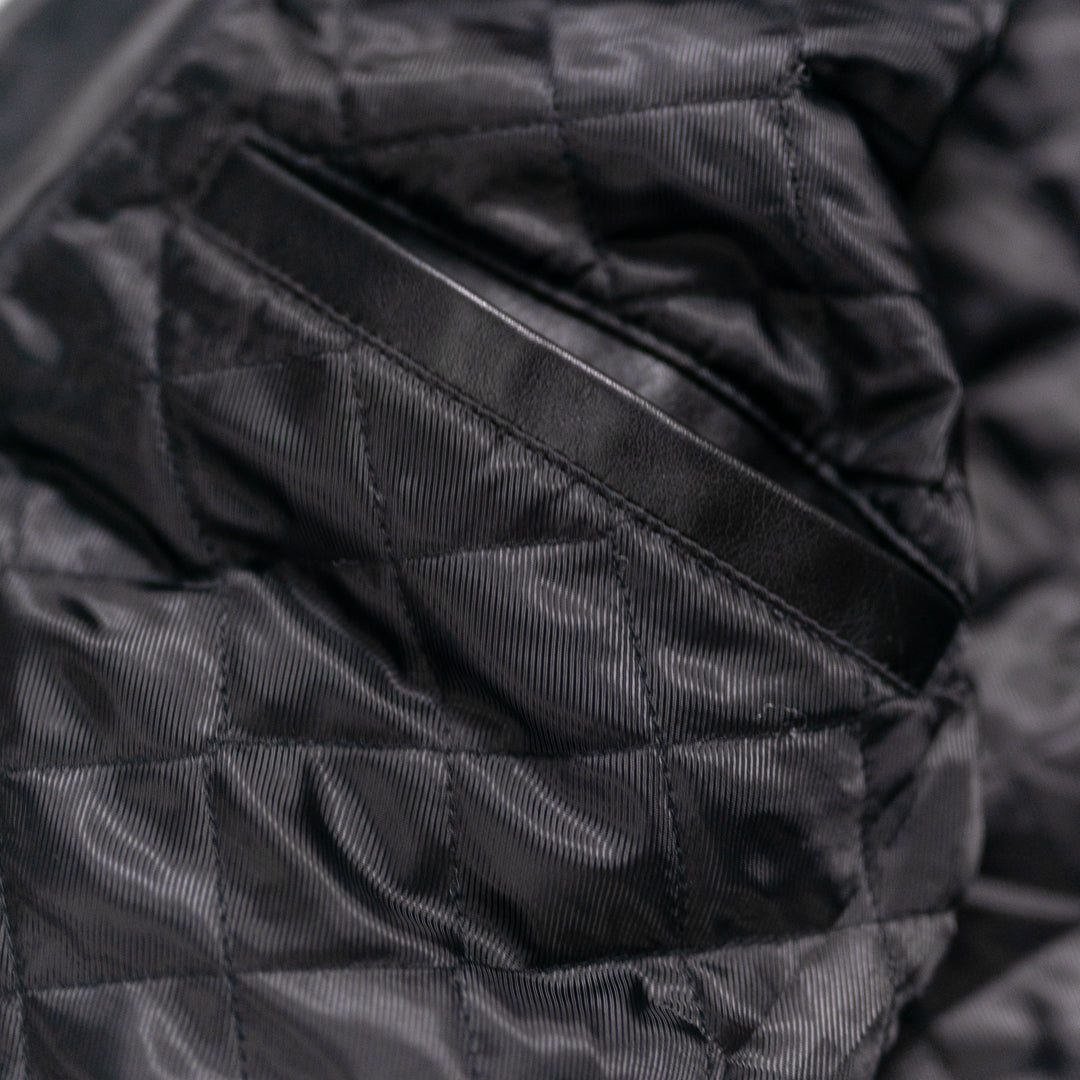 Black Leather Quilted Jacket for Men (Highlands Edition) | Buffalo Jackson
