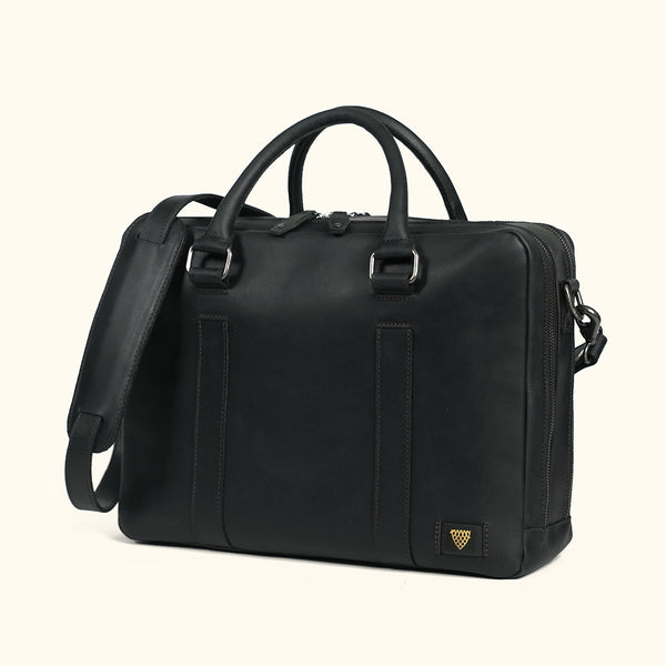 Black Leather Bags for Men: Stylish, yet Rugged | Buffalo Jackson