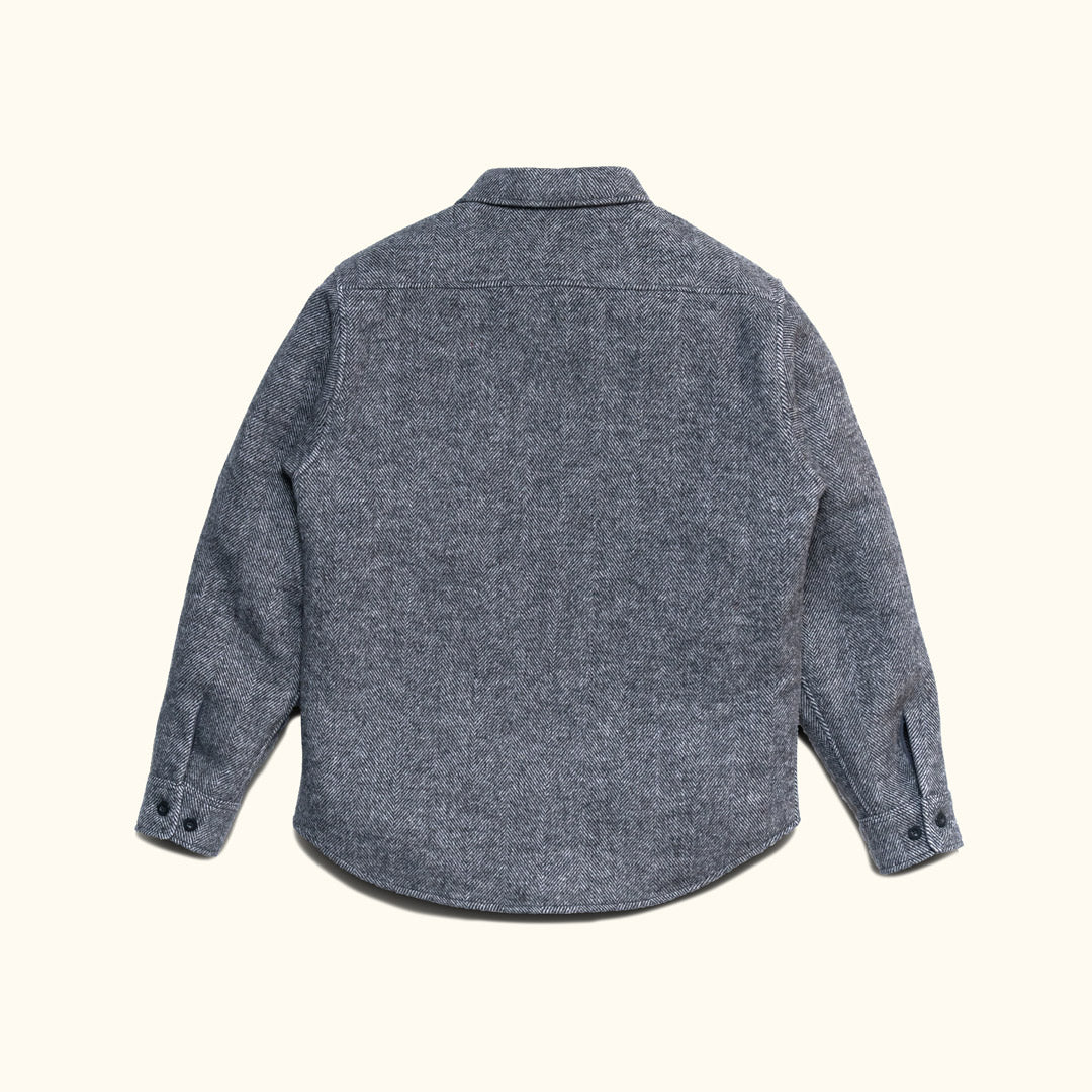 Mens Wool Shirt Jac | Buffalo Jackson Charcoal Gray