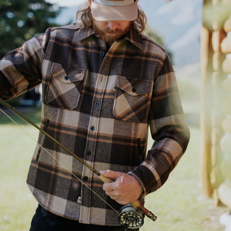 Mens Wool Shirt | Buffalo Jackson