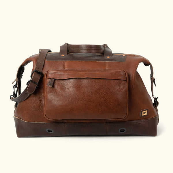 Durable Waxed Canvas and Leather Goods Outdoor Travel Collection