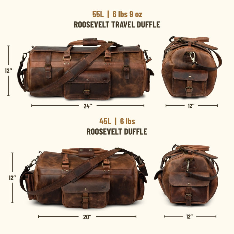 Leather Duffle Bag | Roosevelt Collection | Buffalo Jackson