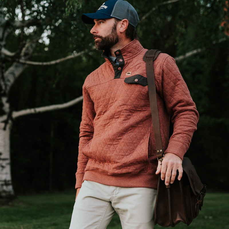 Mens Pullover - Lightweight Quilted Jacket | Buffalo Jackson