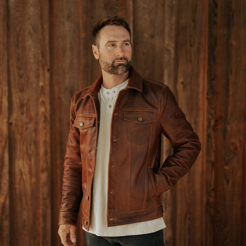 Leather Denim Jacket - Rugged & Iconic | Buffalo Jackson