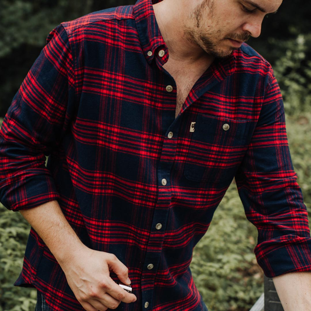 Mens Flannel Shirt - Fairbanks Flannel | Buffalo Jackson