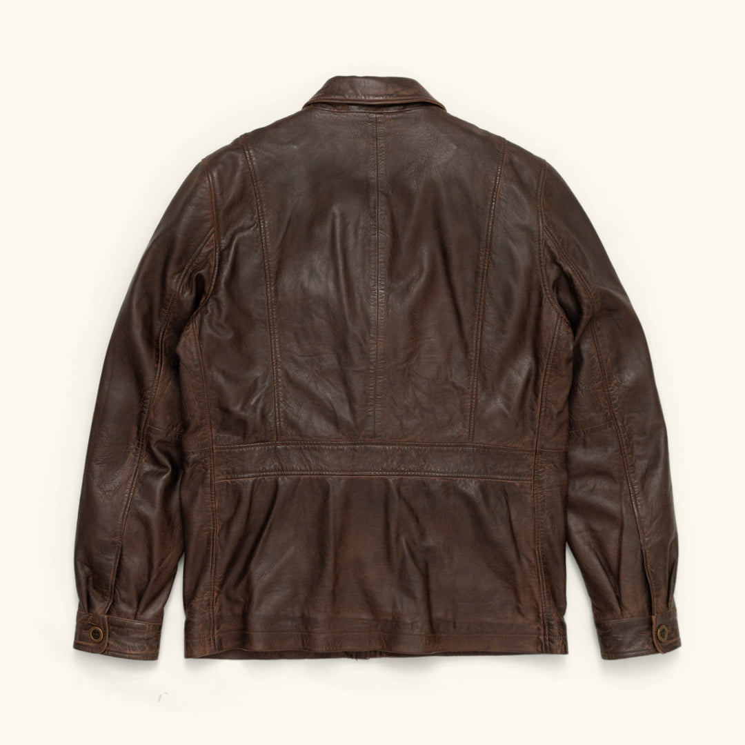 Leather Barn Coat Inspired by Old West Ranchers | Buffalo Jackson