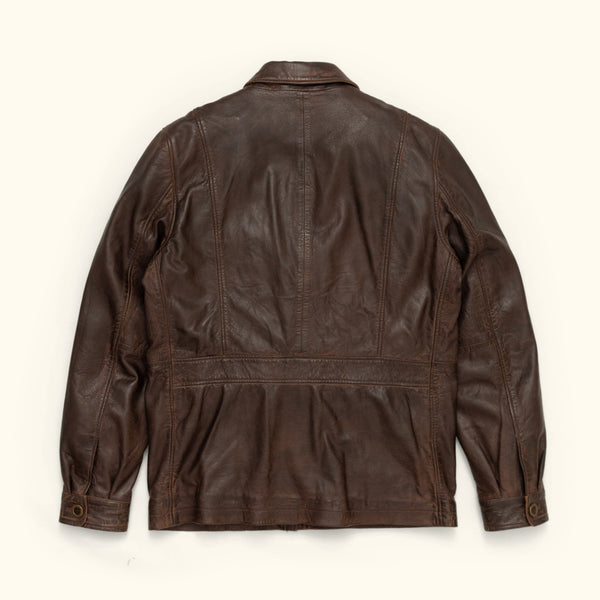 Leather Barn Coat Inspired by Old West Ranchers | Buffalo Jackson