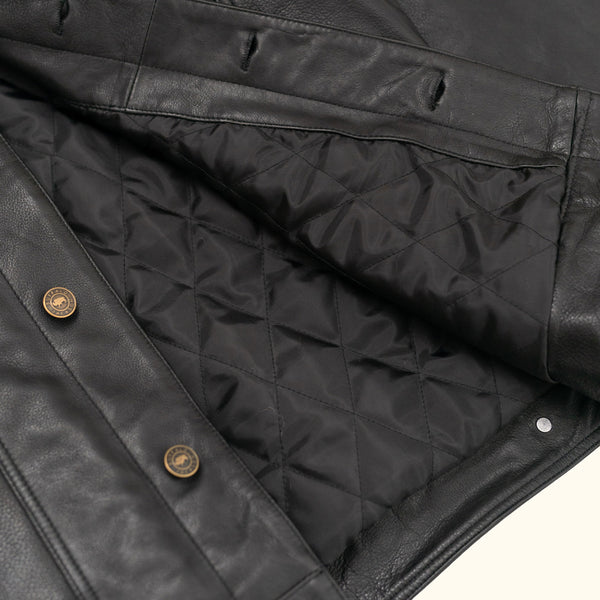 Black Leather Denim Jacket - Rugged & Iconic. | Buffalo Jackson