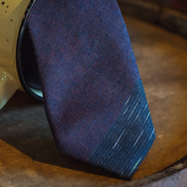 Mens Stripe Necktie - Cotton Necktie | Buffalo Jackson
