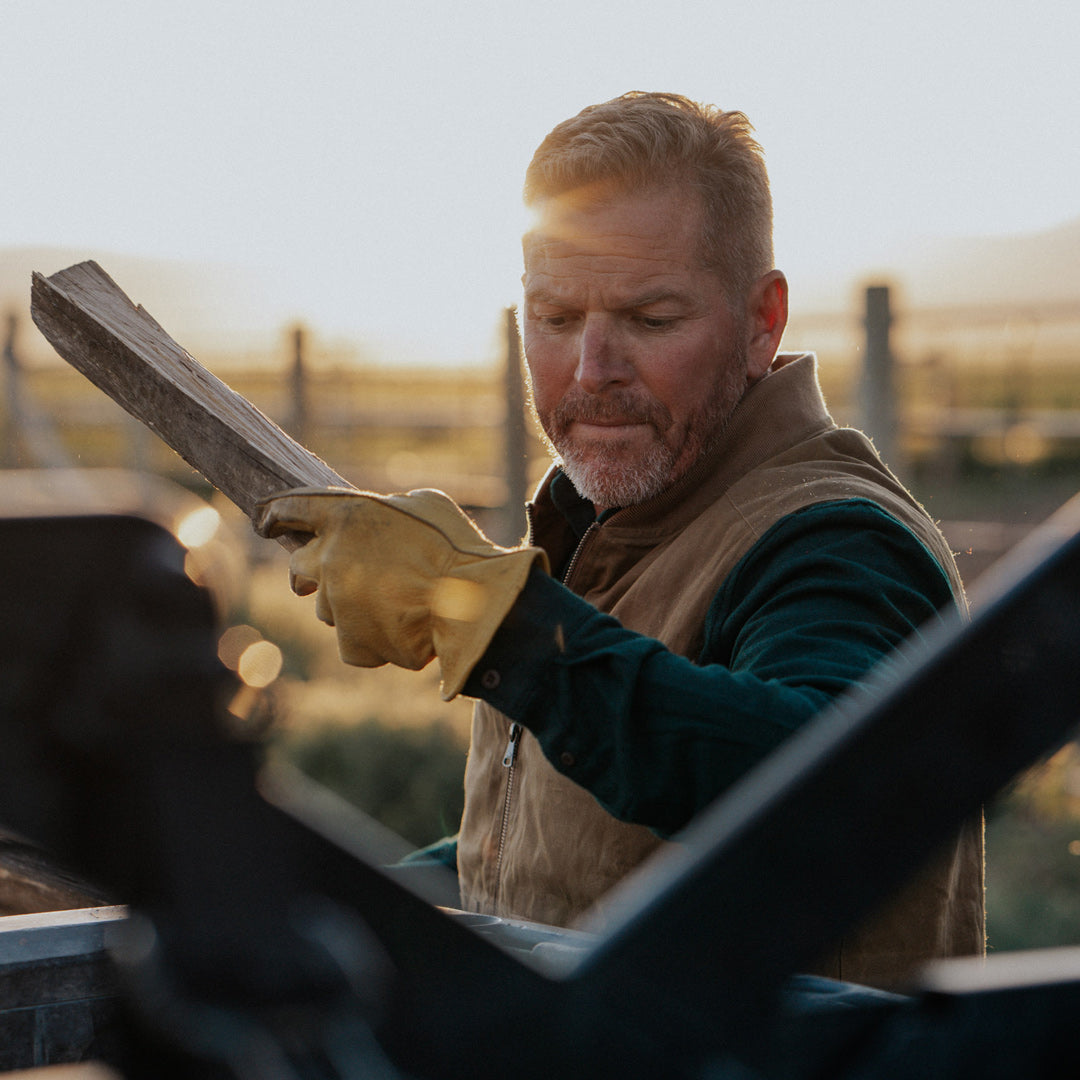 Waxed Canvas Vest (100% Waxed Cotton) | Buffalo Jackson