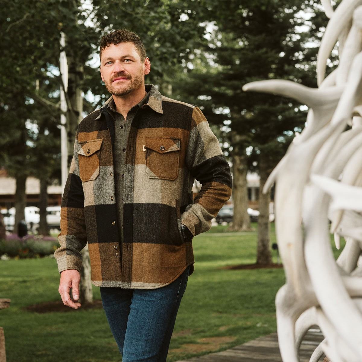 Mens Wool Shirt - Yukon Shirt Jac | Buffalo Jackson