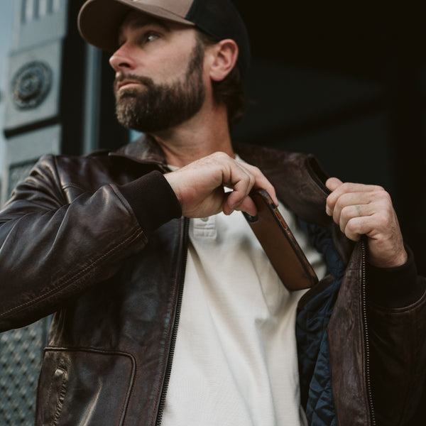 Aviator Leather Jacket (Ranger) | Buffalo Jackson