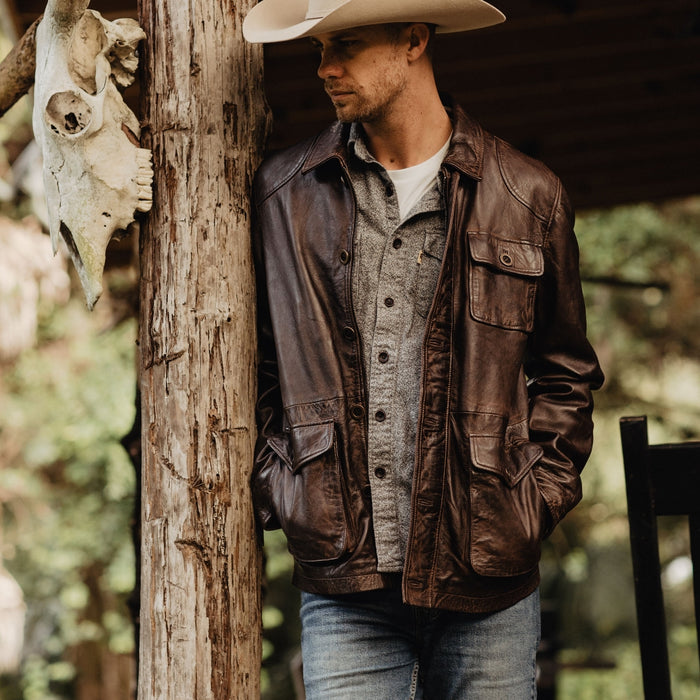 Vintage Leather Jackets for Men | Buffalo Jackson