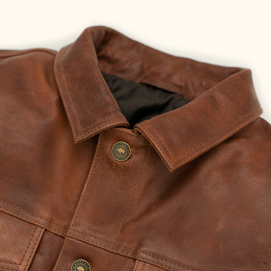 Leather Denim Jacket - Rugged & Iconic | Buffalo Jackson