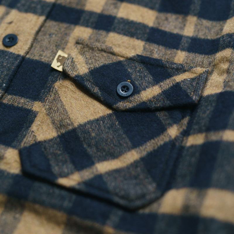Mens Plaid Wool Shirt | Buffalo Jackson | All Weather